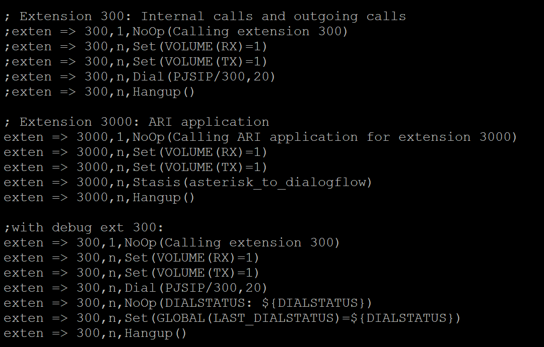 Connect Asterisk to Google Dialogflow | Infinito Cloud